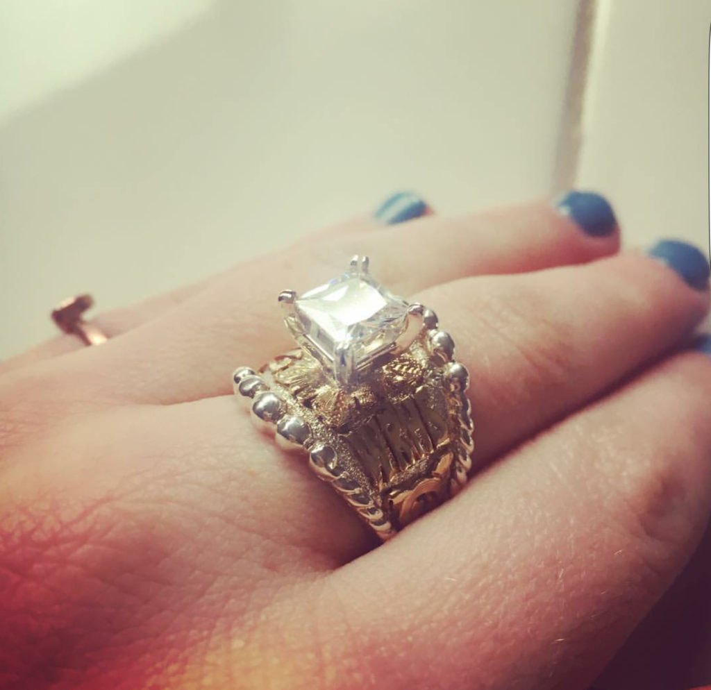 Custom Rope & Scroll Ring - Custom Rings by Hyo Silver