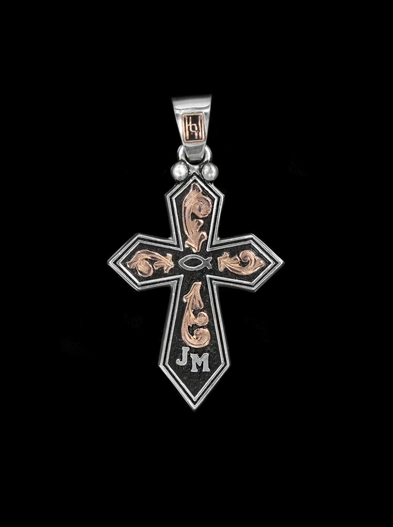 Custom Carver Cross - Personalized Jewelry by Hyo Silver