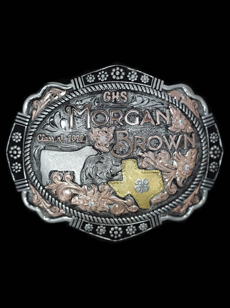 Gypsy Rope Belt Buckle- Custom Belt Buckles by Hyo Silver