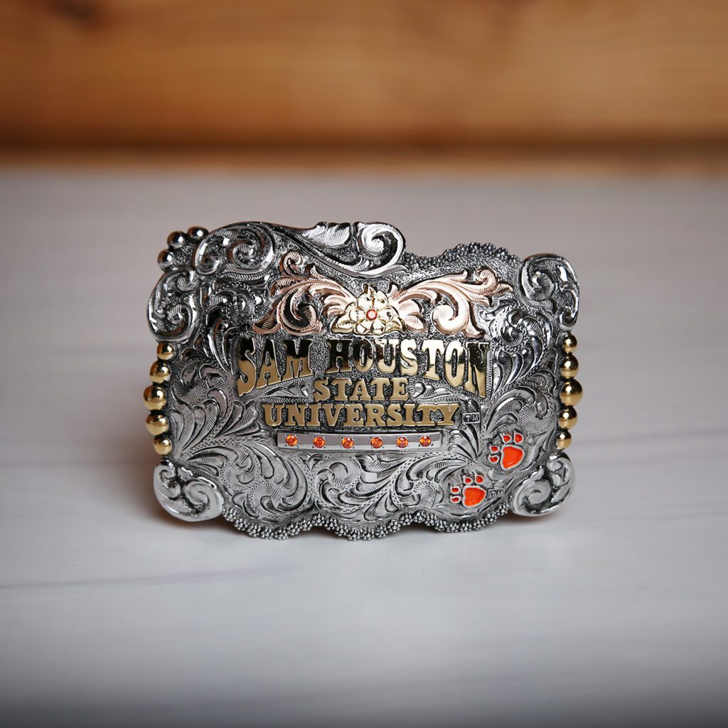 Sam Houston State University Belt Buckle | Hyo Silver