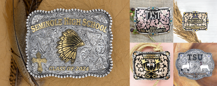 Custom Graduation Senior Class Belt Buckles | Hyo Silver