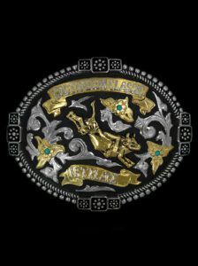 Heirloom Oval Belt Buckle- Custom Trophy Buckles by Hyo Silver