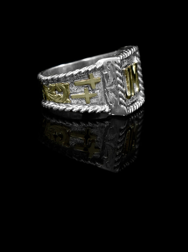 Personalized Monogram Ring - Sterling Silver | Custom Rings