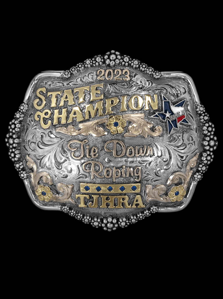 Mustang Berry Edge Belt Buckle - Hyo Silver Buckles