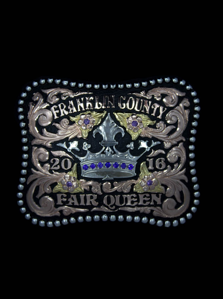 Bandit Belt Buckle- Custom Trophy Buckles by Hyo Silver