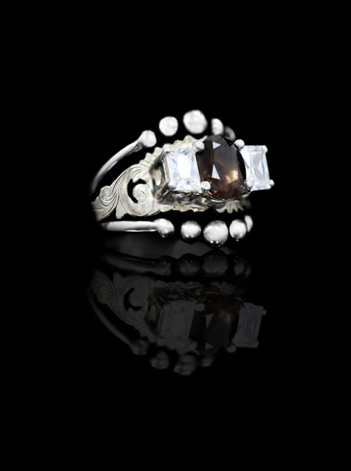 Custom Rope & Scroll Ring - Custom Rings by Hyo Silver