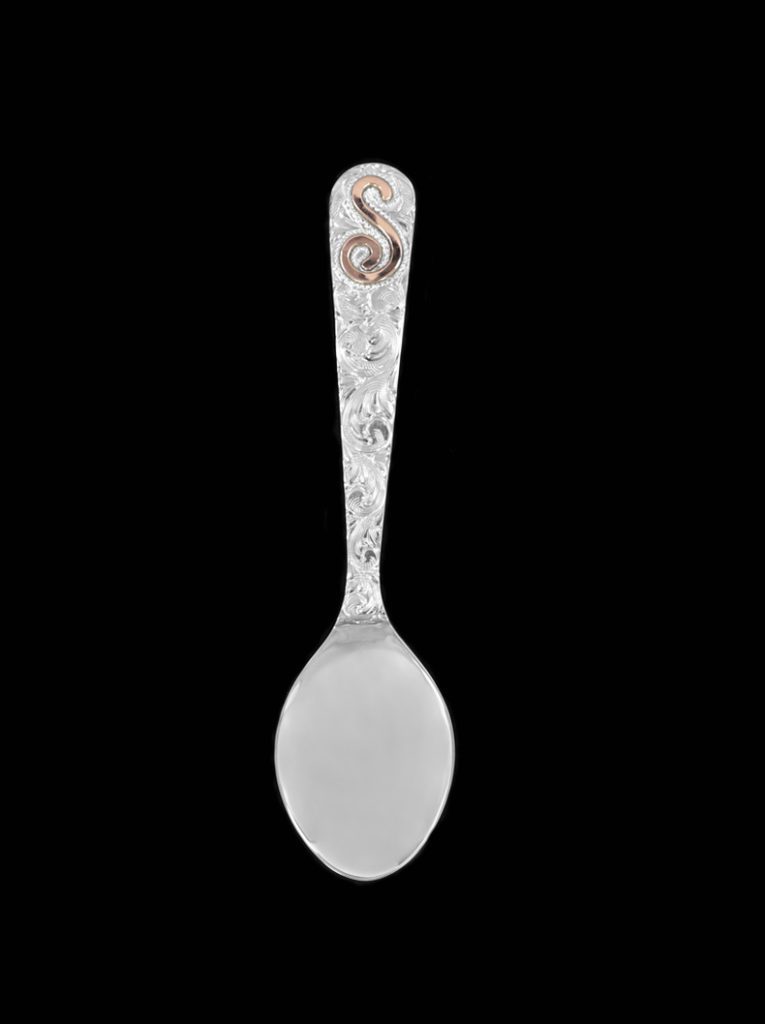 Custom Engraved Silver Baby Spoon | Hyo Silver