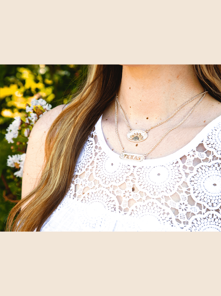 Sterling Silver Texas Forever Necklace | Hyo Silver