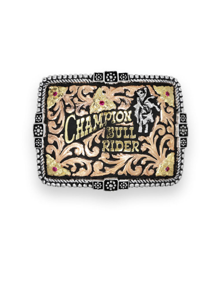 Bull Rider Champion Trophy Belt Buckle for Sale | Hyo Silver
