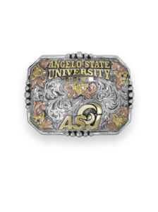 ASU (Angelo State University) Belt Buckle | Hyo Silver