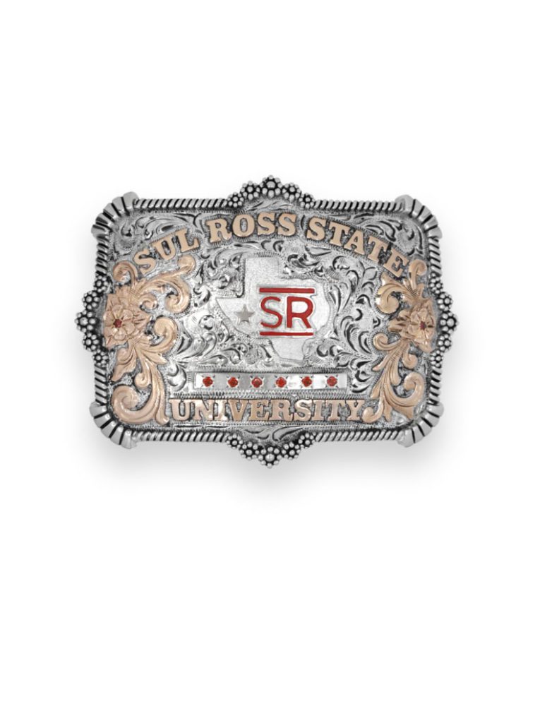 Sul Ross State University Belt Buckle | Hyo Silver