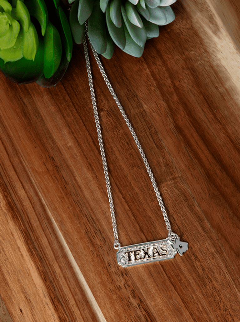 Sterling Silver Texas Forever Necklace | Hyo Silver